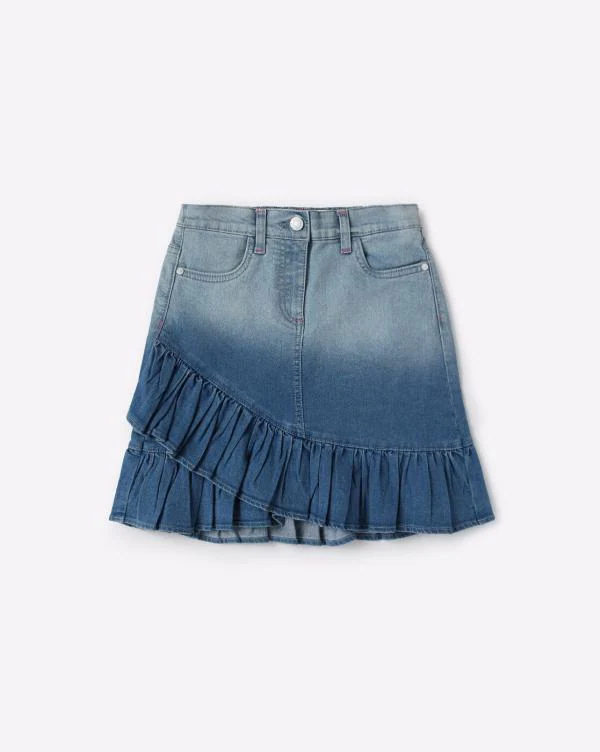 Denim Skirt with Ruffles - JioMart