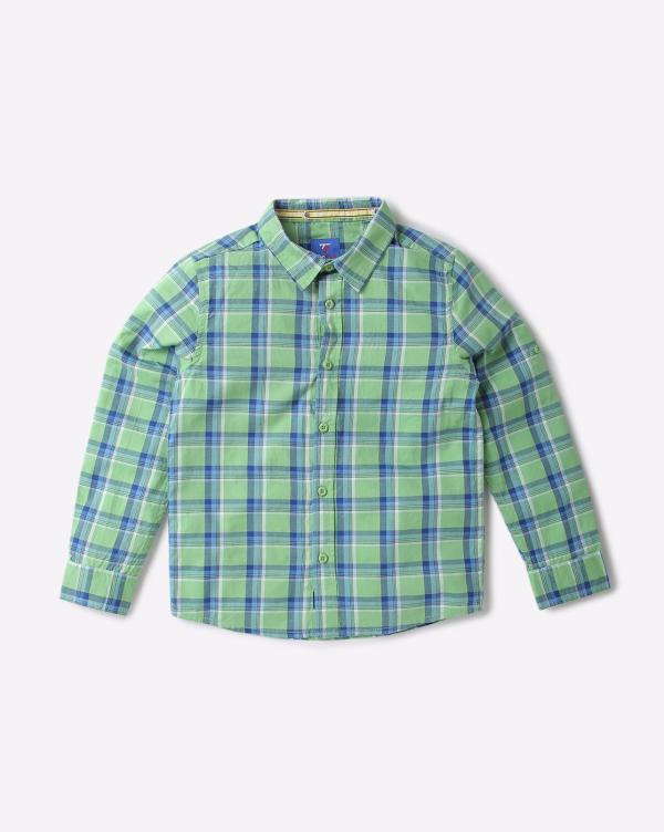 Checked Cotton Twofer Shirt - JioMart