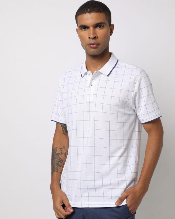 Checked Polo T-Shirt - JioMart