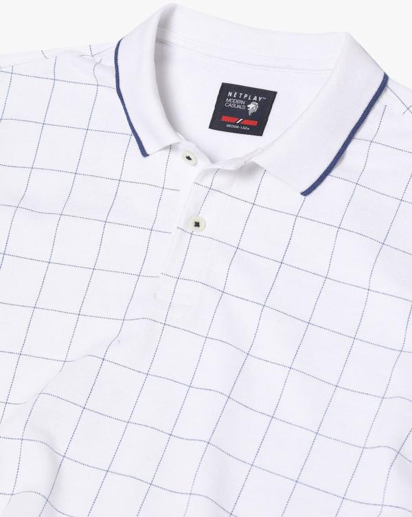 Checked Polo T-Shirt - JioMart