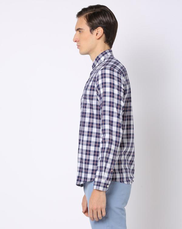 Checked Slim Fit Shirt - JioMart
