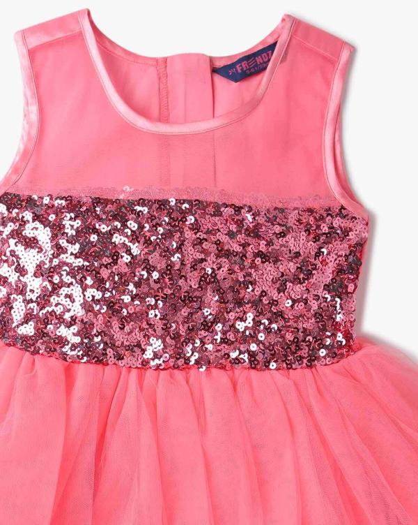 Embellished Tulle Dress - JioMart