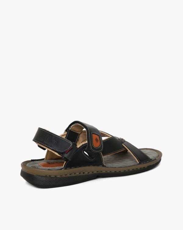 Criss-Cross Strap Sandals with Velcro Fastening - JioMart