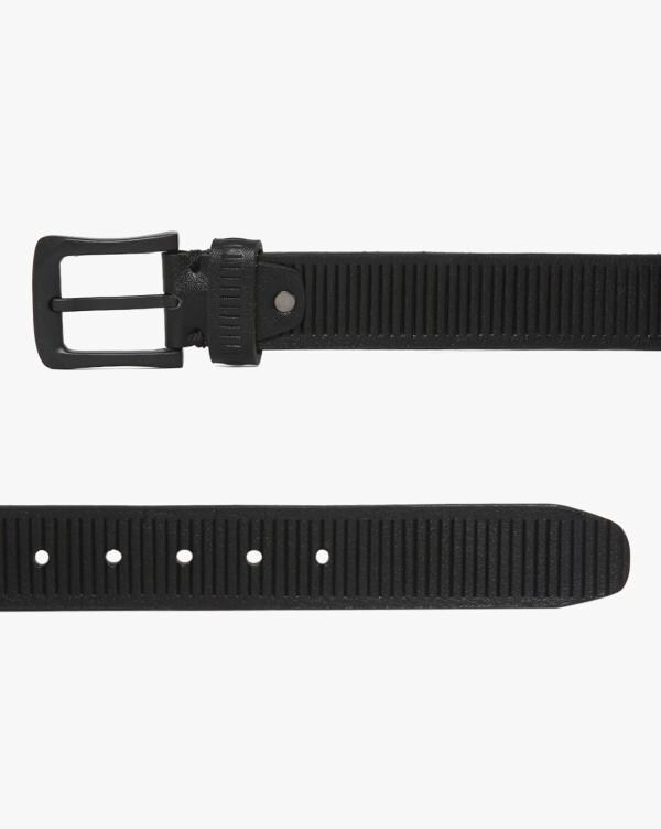 Striped Leather Belt - JioMart