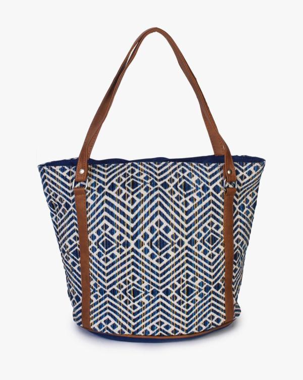 Geometric Pattern Tote Bag - JioMart