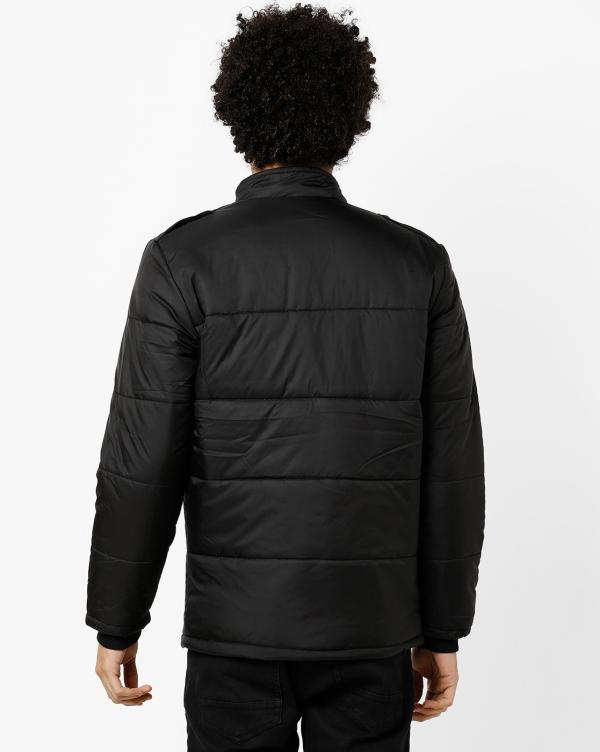 Panelled Bomber Jacket with Insert Pockets - JioMart