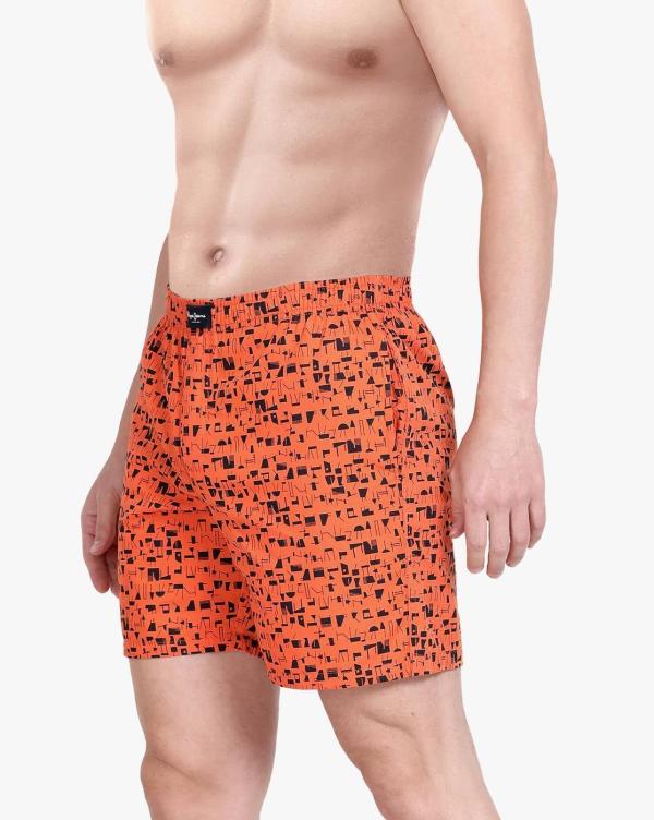 Graphic Print Boxers with Insert Pockets - JioMart