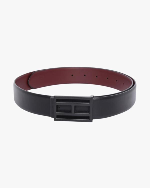 Leather Belt with Buckle Closure - JioMart