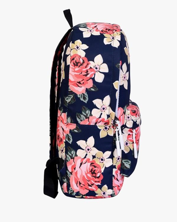 Floral Print Backpack with Branding - JioMart