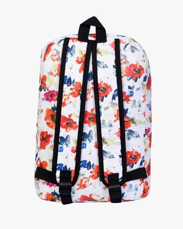 Floral Print Backpack with Branding - JioMart