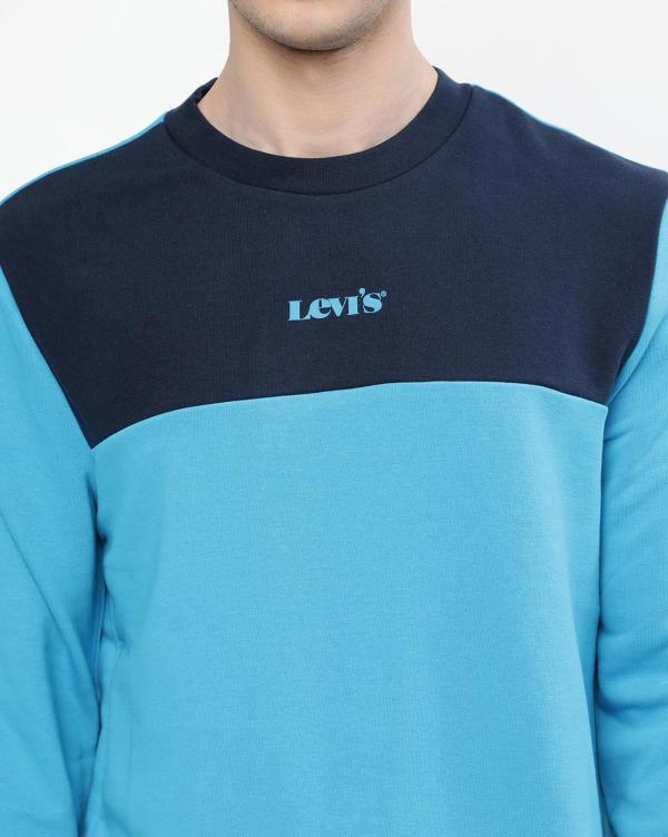 Colourblock Crew-Neck Sweatshirt - JioMart