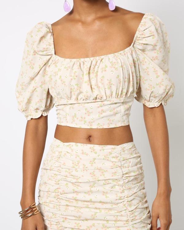 Floral Print Crop Top - JioMart