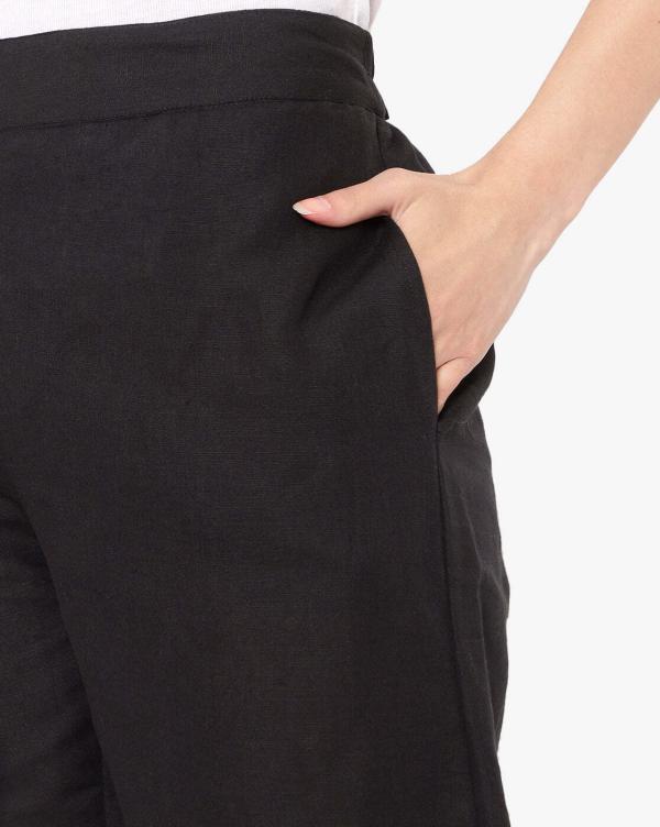 Flat-Front Ankle-Length Trousers - JioMart