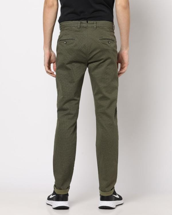Flat-Front Chinos with Insert Pockets - JioMart