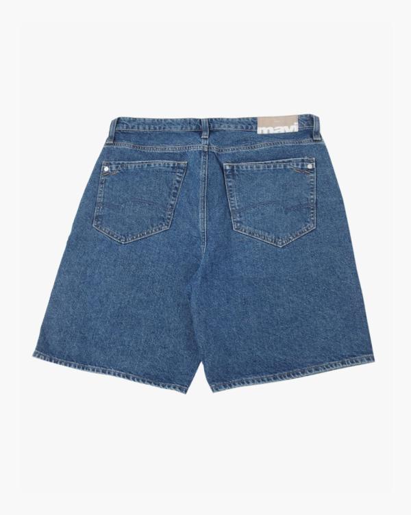 Low-Rise Flat-Front Denim Shorts - JioMart