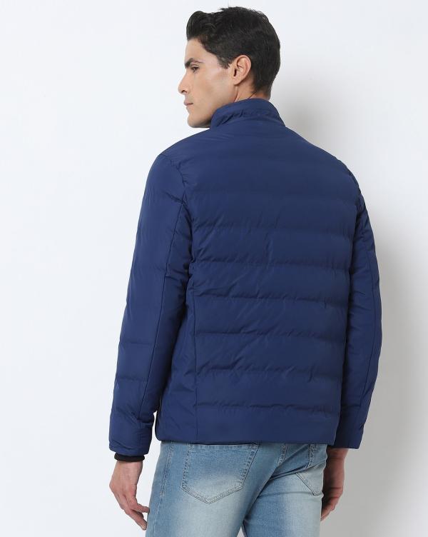 Zip-Front Puffer Jacket with Insert Pockets - JioMart