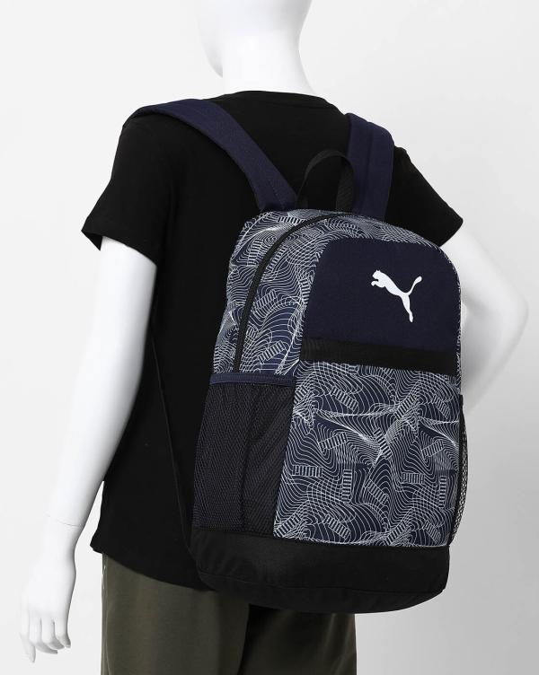 Logo Print Backpack with Adjustable Straps - JioMart
