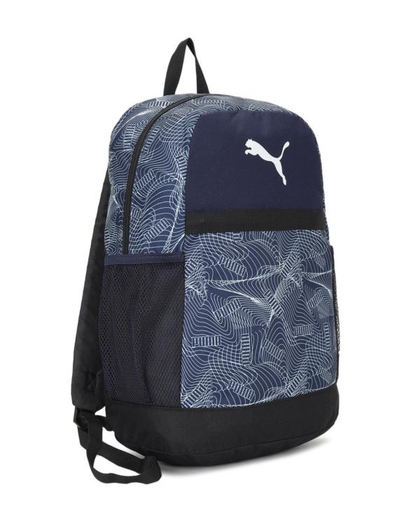 Logo Print Backpack with Adjustable Straps - JioMart