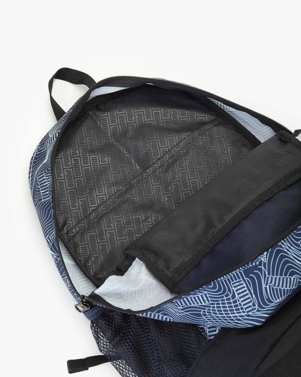 Logo Print Backpack with Adjustable Straps - JioMart