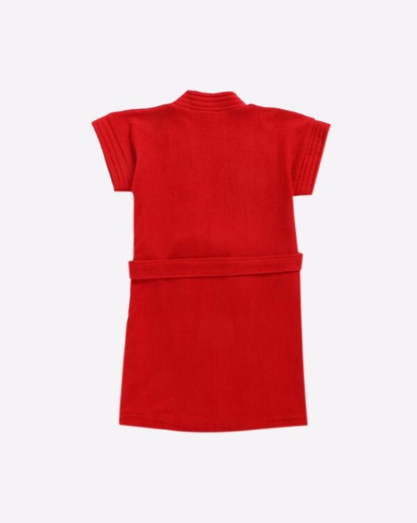 Front-Open Bathrobe with Patch Pocket - JioMart