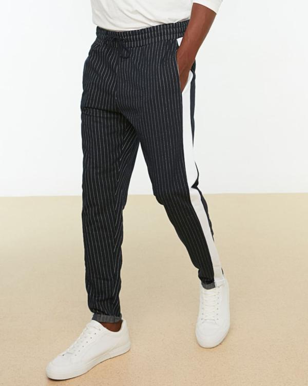 Striped Track Pants with Insert Pockets - JioMart