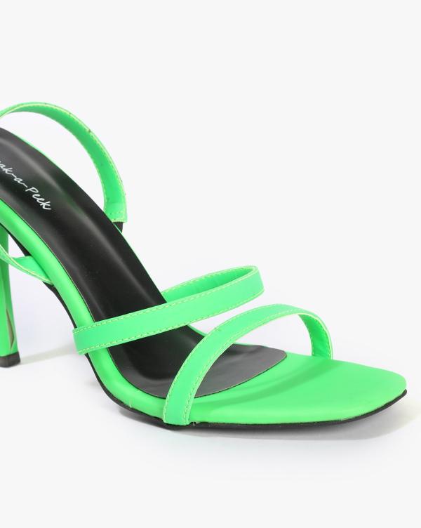 Open-Toe Strappy Stilettos - JioMart