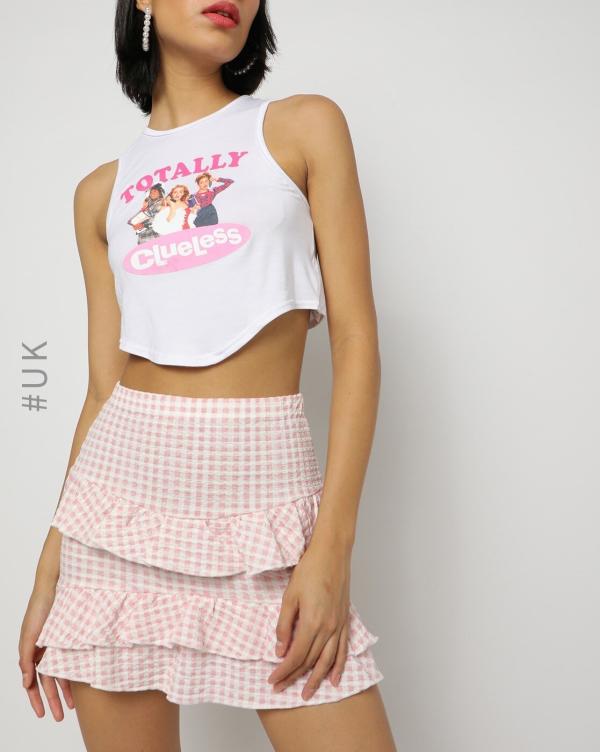 Graphic Print Crop Top - JioMart
