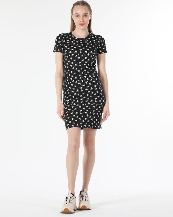 Floral Print Bodycon Dress - JioMart