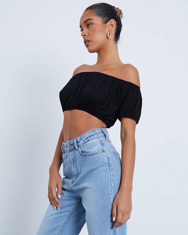 Fitted Off-Shoulder Top - JioMart