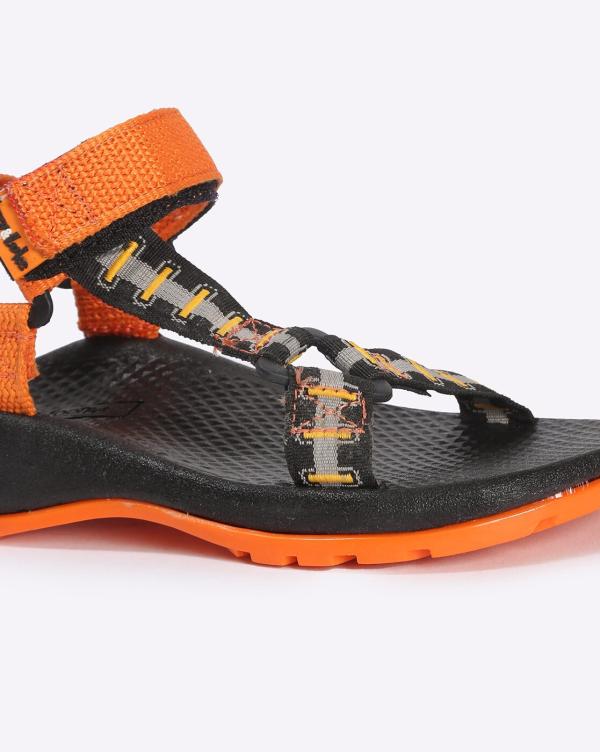 Flat Heel Sandals with Velcro Fastening - JioMart