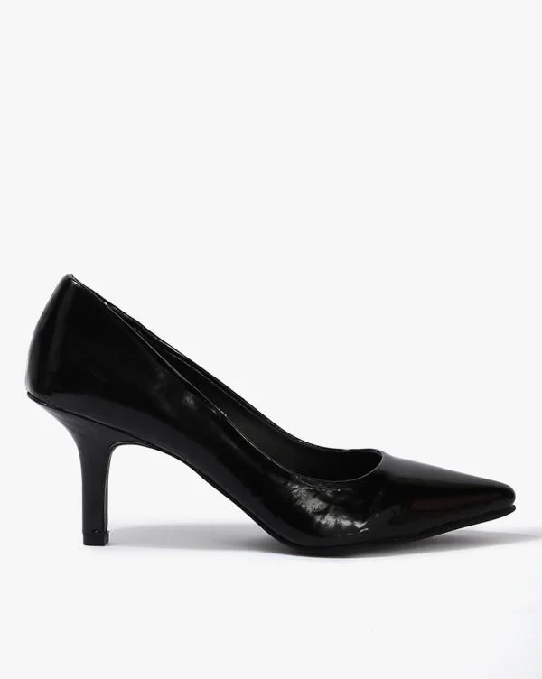 Pointed-Toe Slip-On Stilletos - JioMart