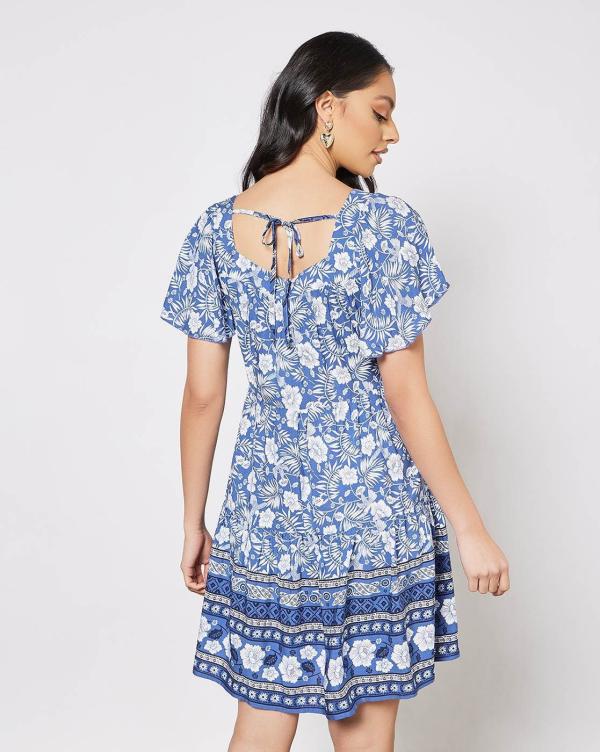 Printed A-line Dress - JioMart