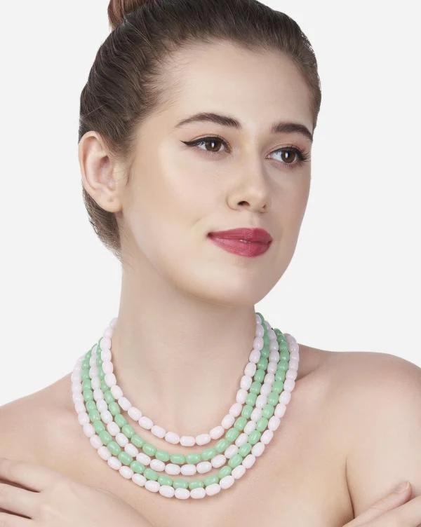 Beaded Multi-Layered Necklace - JioMart