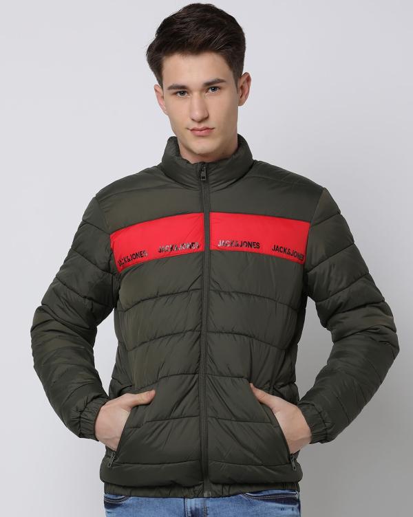 Quilted Zip-Front Puffer Jacket - JioMart