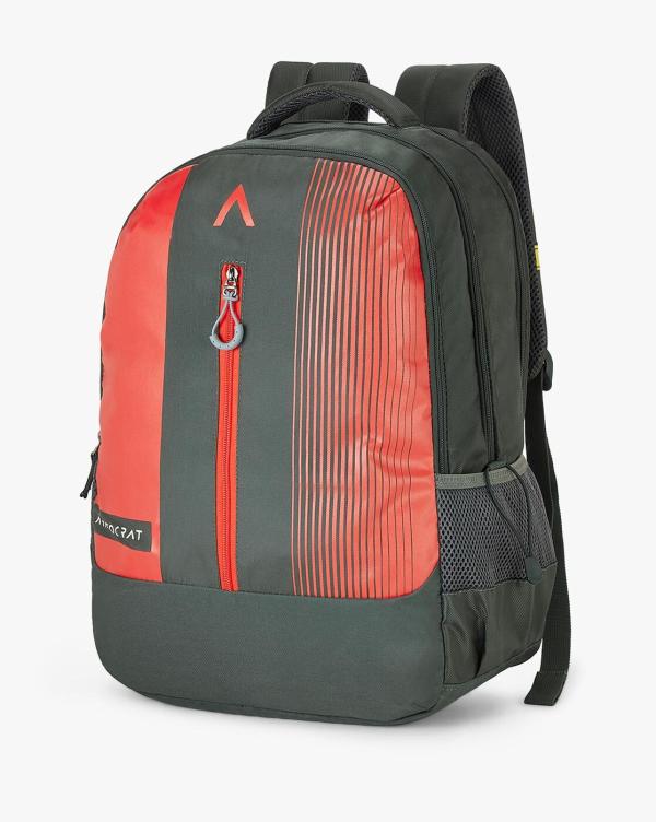 Striped Backpack with Adjustable Straps - JioMart