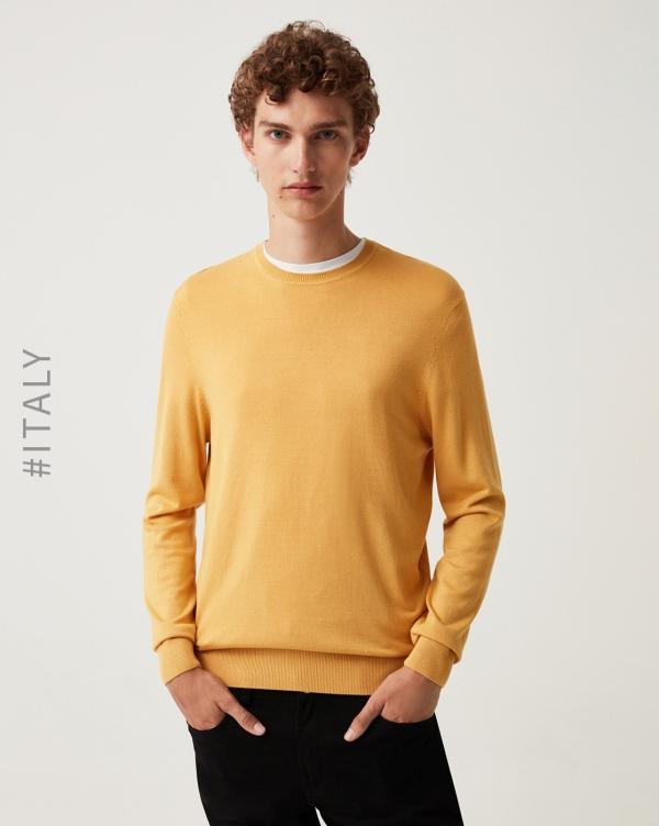 Knitted Round-Neck Pullover - JioMart