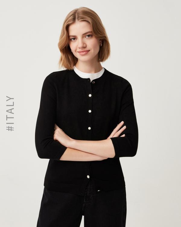 Knitted Button-Down Cardigan - JioMart