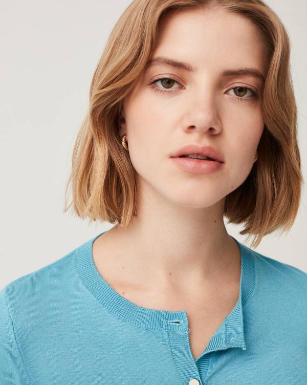 Knitted Button-Down Cardigan - JioMart