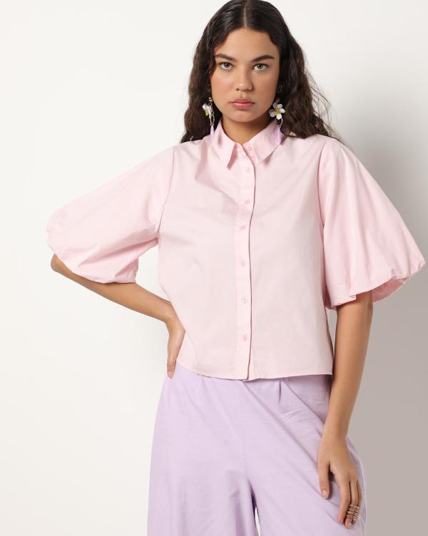 Cotton Boxy Fit Shirt - JioMart