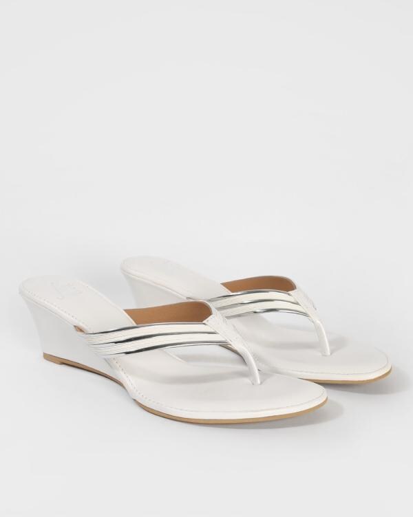 Embellished Thong-Strap Wedges - JioMart