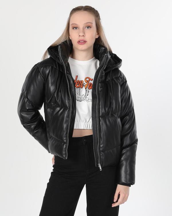 Quilted Zip-Front Puffer Jacket - JioMart