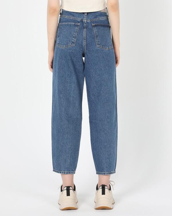 Lightly Washed Balloon Fit Jeans - JioMart