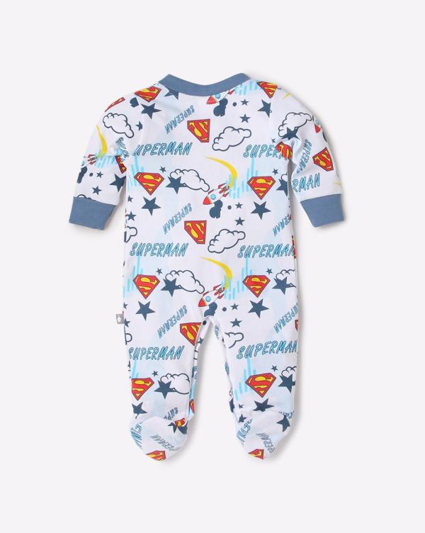 Pack of 3 Superman Print Sleepsuits - JioMart