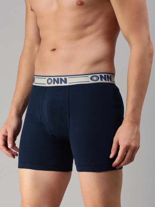 ONN Men Pack of 2 Airforce Blue Solid Basic Trunk - JioMart