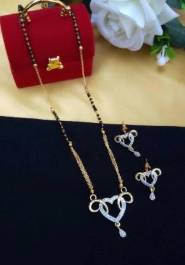 Tiyara Women Gold Plated Alloy Mangalsutra - JioMart