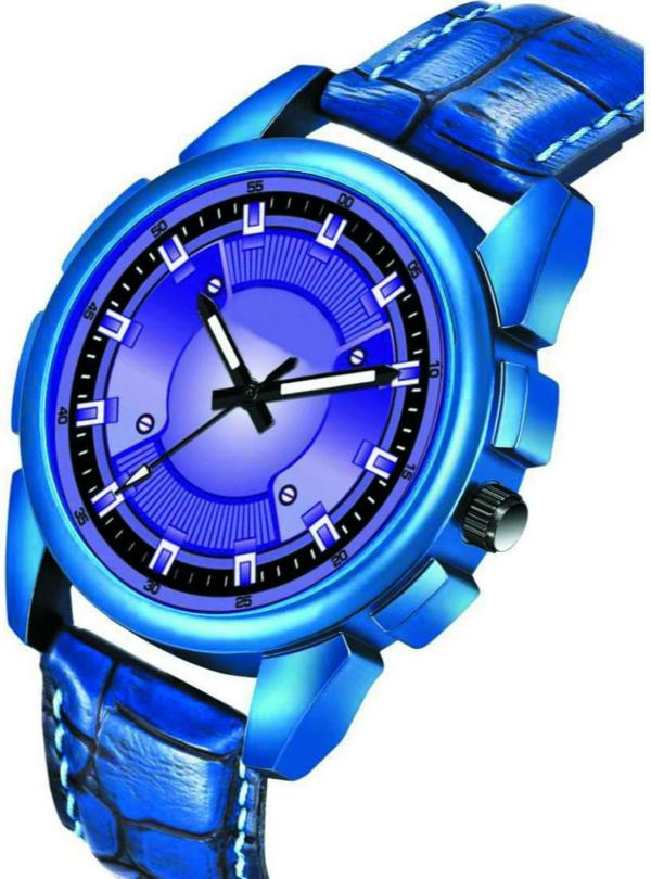 Bolun Analog Multicolor Dial Blue Strap Watch For Men - JioMart