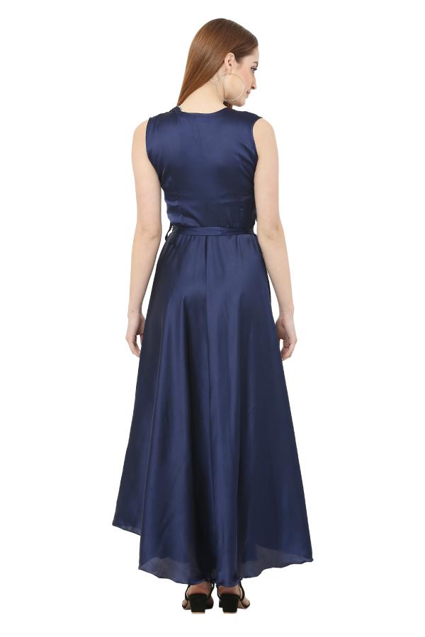 Women A-line Blue Dress - JioMart