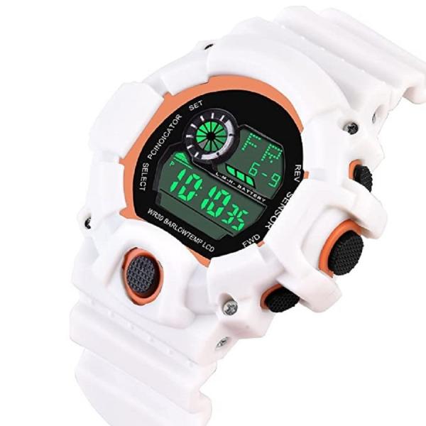 hala SSA White Sports Water Resistant Digital Watch - For Men - JioMart
