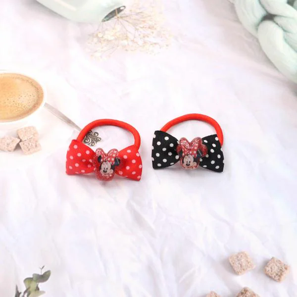 Li'l Diva Minnie Mouse Hair bands Pack of 2 - JioMart