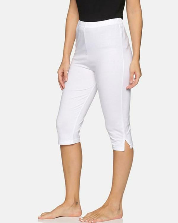 NOTYET BY US Women White Solid Capris (32) - JioMart
